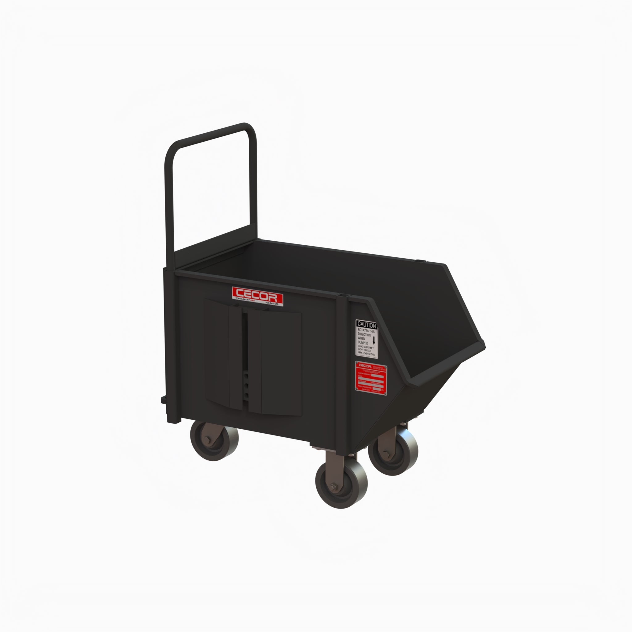 042 Dumping Cart Med Profile 3.1 cu. ft. 800 lbs. Capacity - CECOR