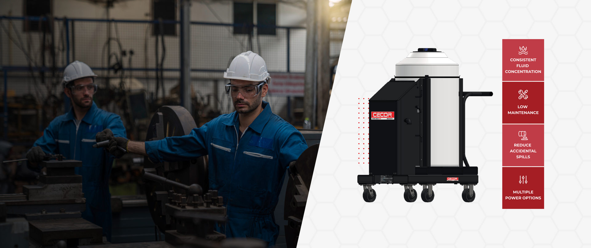 CECOR® Sump Cleaners | Dumping Hoppers | Coolant Dispensers | Mixers