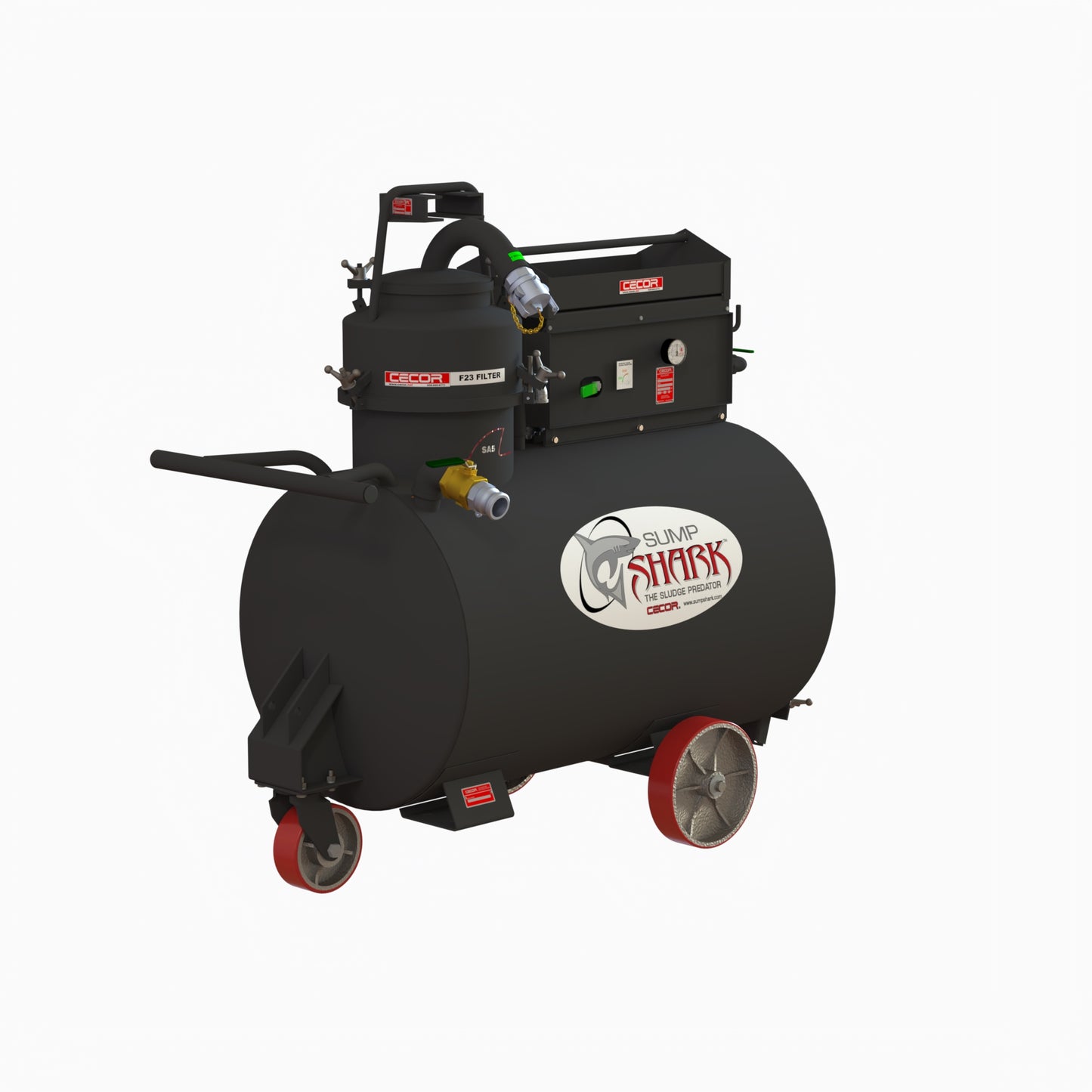 Air Powered Sump Cleaner for Metalworking Fluids - CECOR