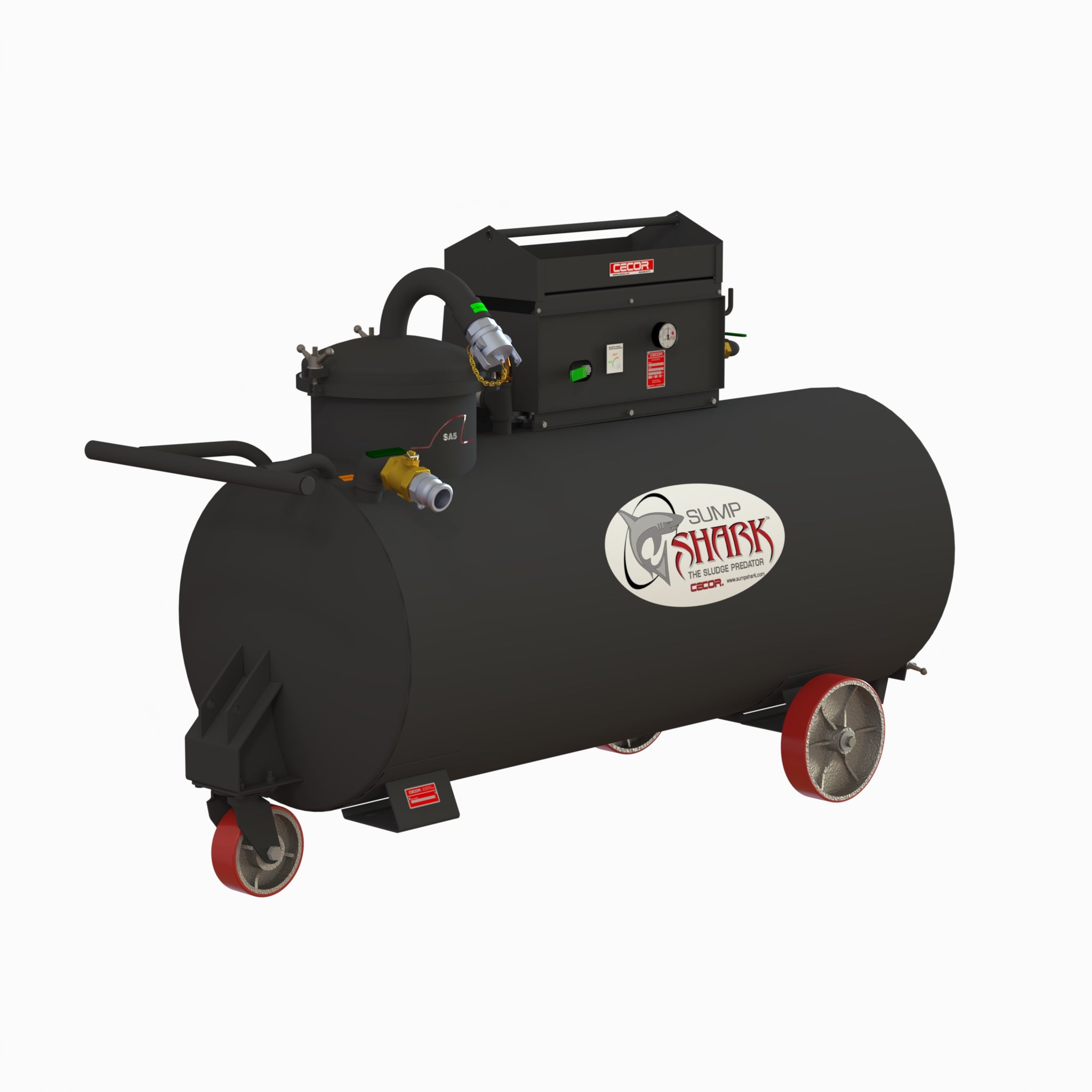 Air Powered Sump Cleaner for Metalworking Fluids - CECOR