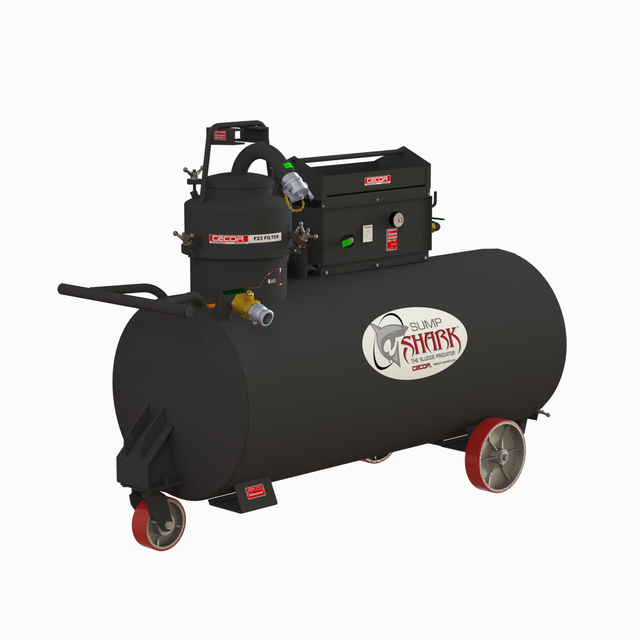 Air Powered Sump Cleaner for Metalworking Fluids - CECOR