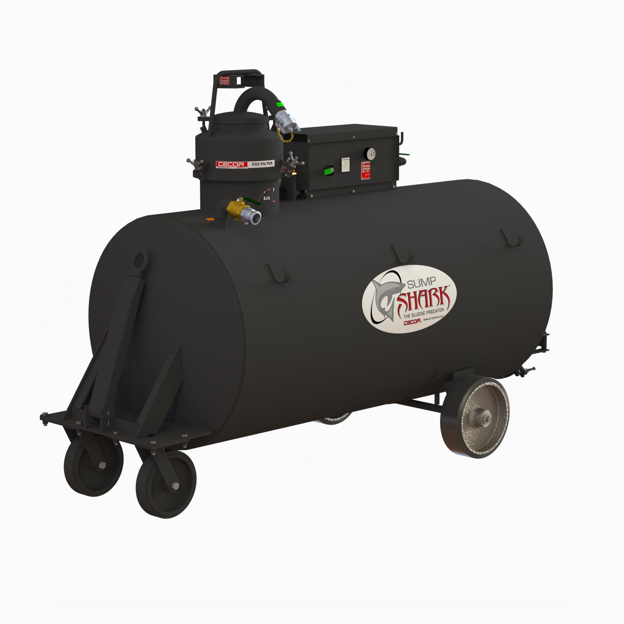 Air Powered Sump Cleaner for Metalworking Fluids - CECOR